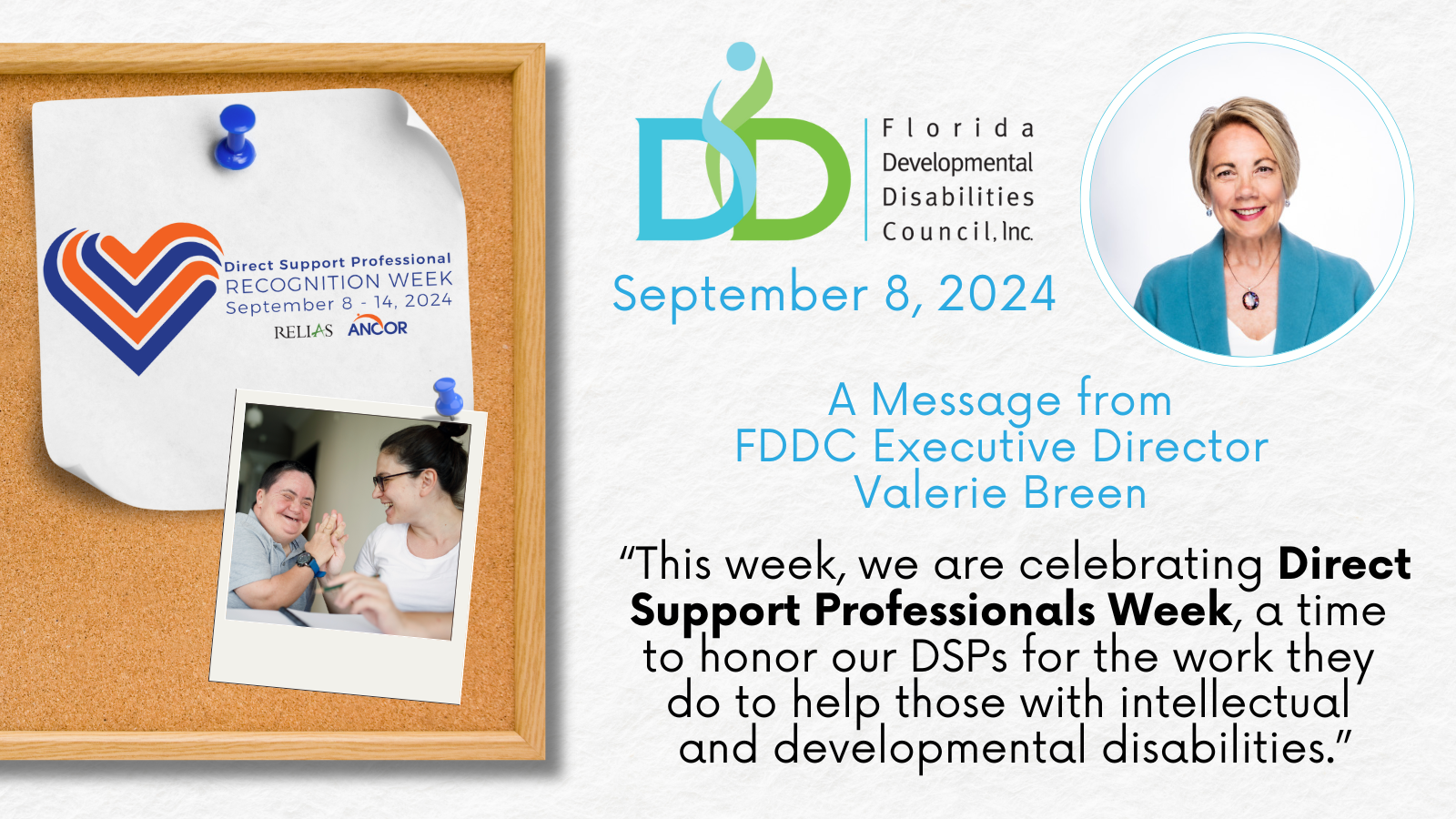 Message from Executive Director Valerie Breen: Direct Support ...