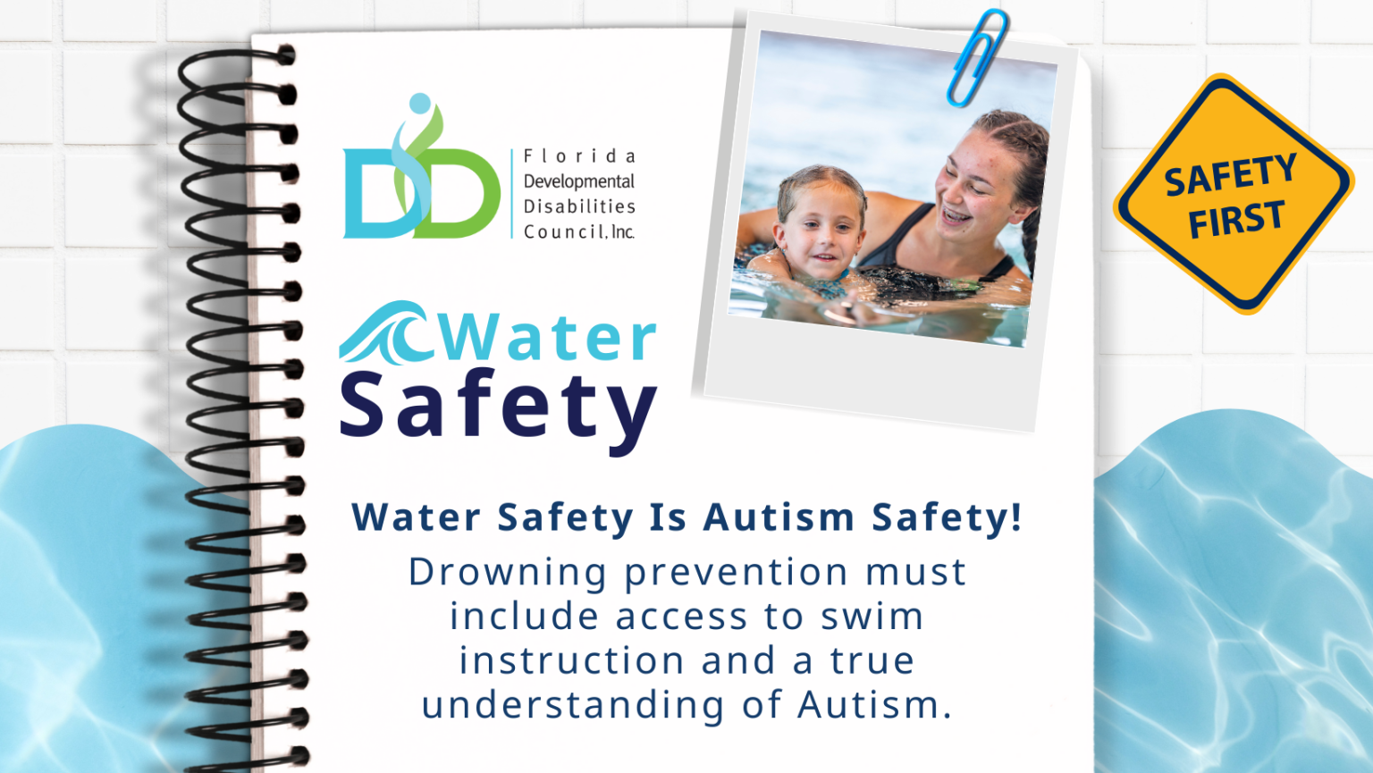 Water Safety is Autism Safety! Tips From the Autism Society of America ...